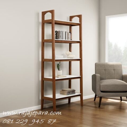 Harga Rak Buku Kayu Minimalis - rajajepara.com